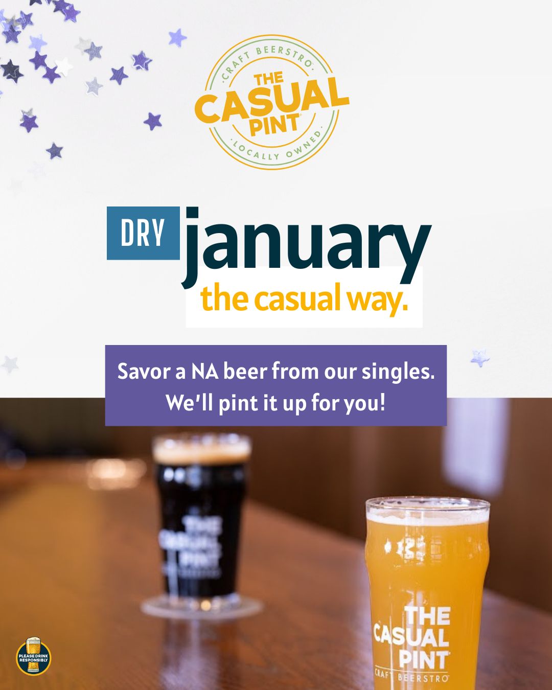 Dry January at The Casual Pint | The Casual Pint of Virginia Beach
